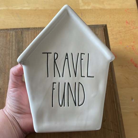 Rae Dunn | Accents | Rae Dunn Travel Fund Money Bank Ceramic Birdhouse Style 9 | Poshmark